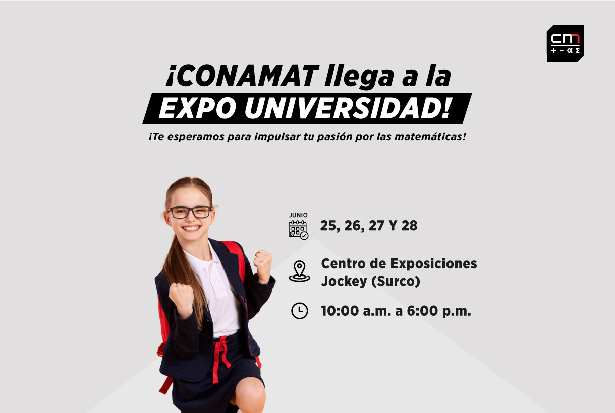 ¡CONAMAT llega a la Expo Universidad 2025!